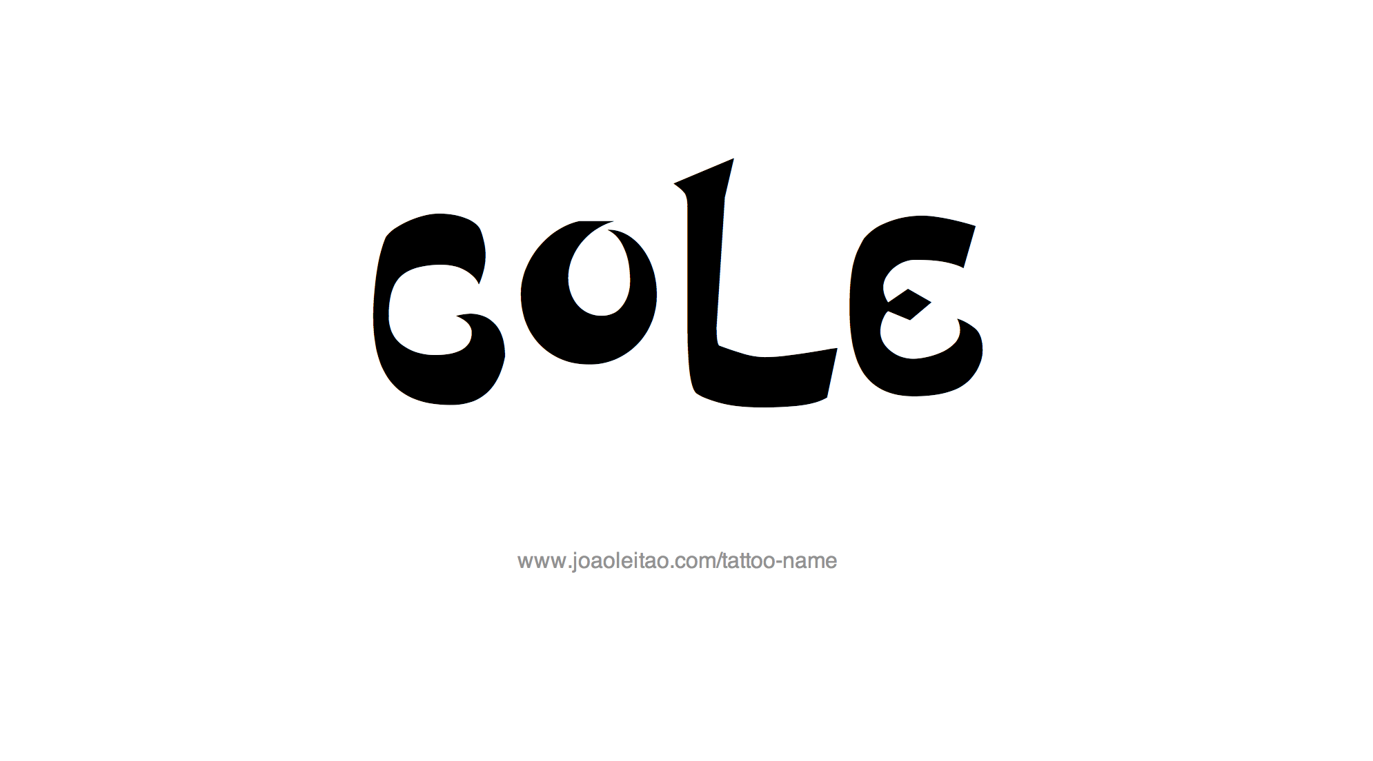 Cole Name Tattoo Designs