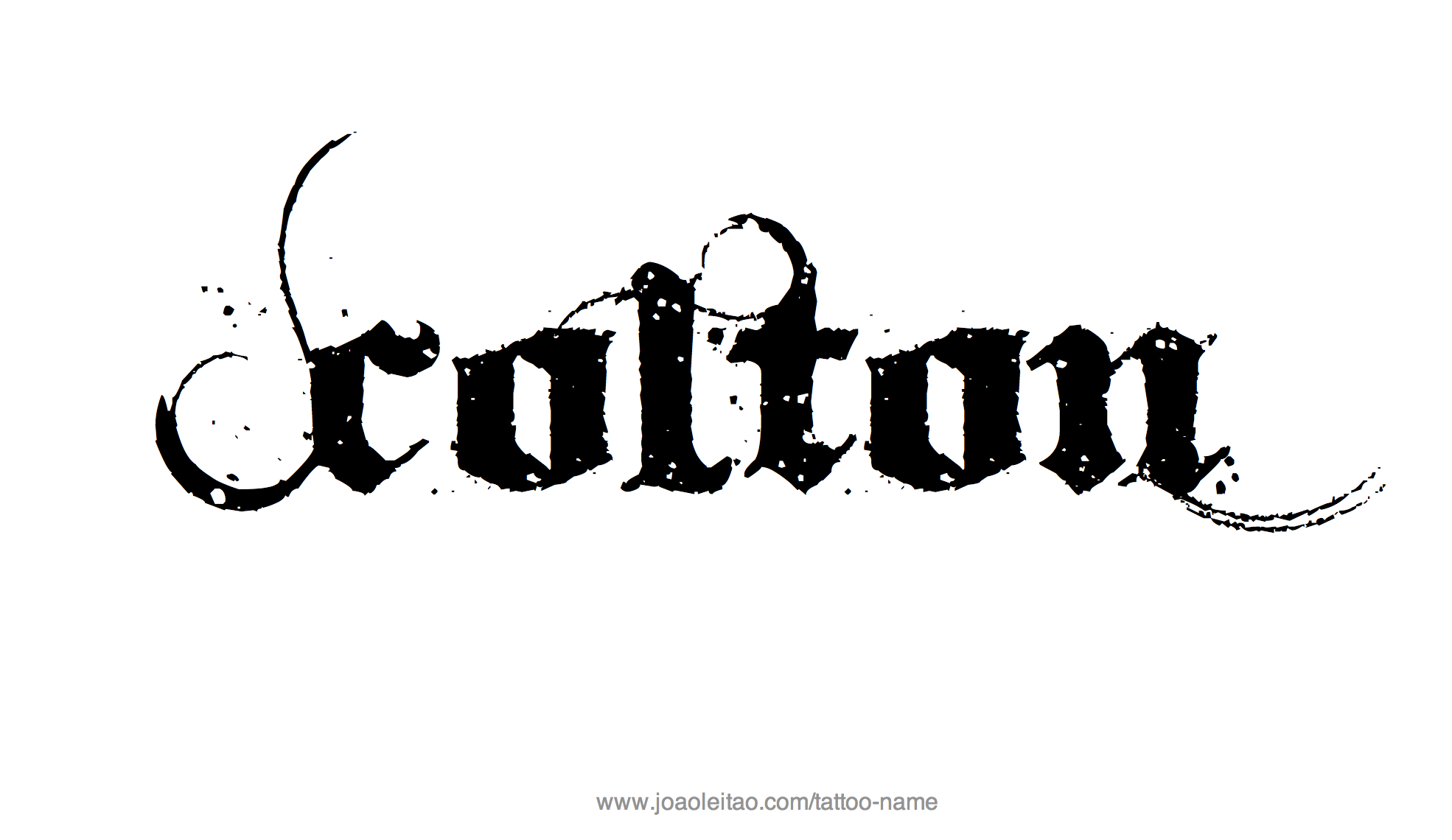 Colton Name Tattoo Designs