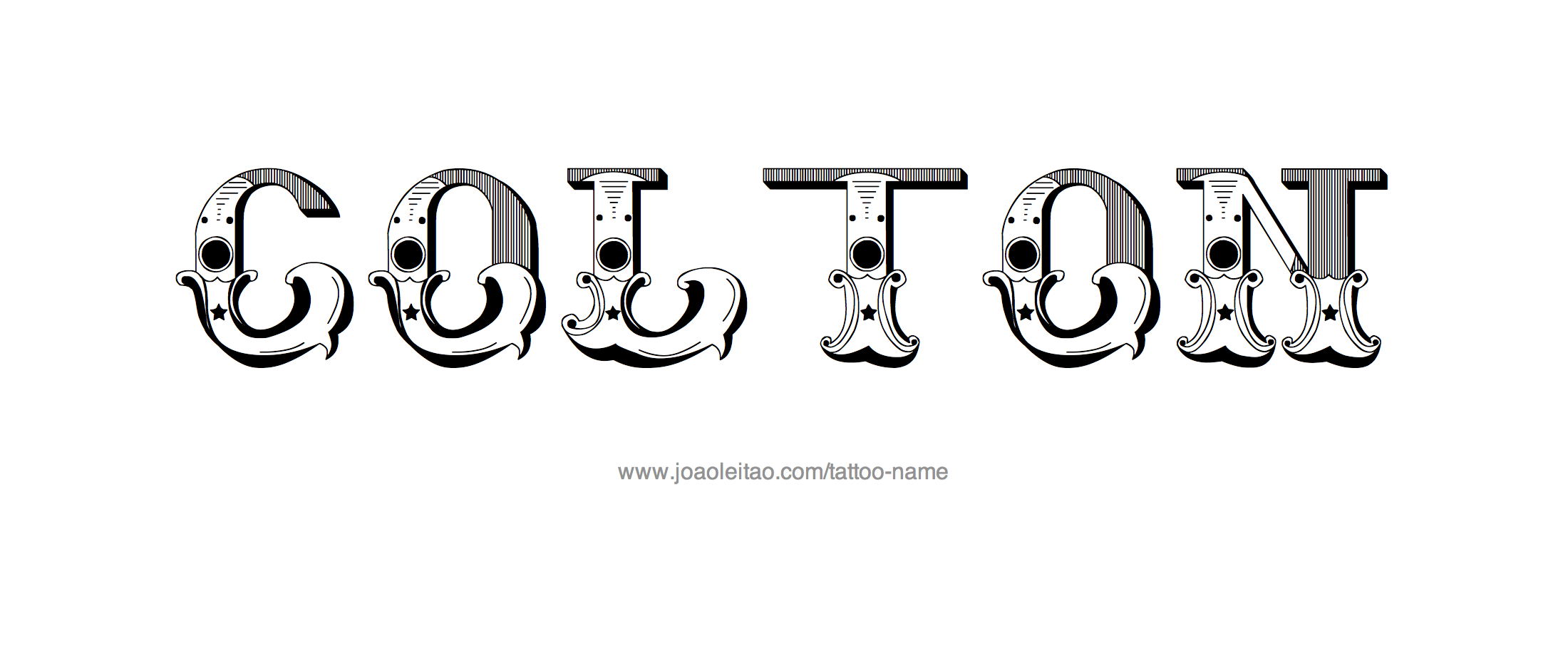 Colton Name Tattoo Designs