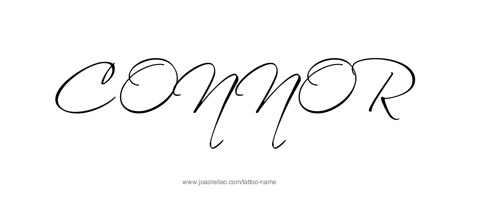 Connor Name Tattoo Designs