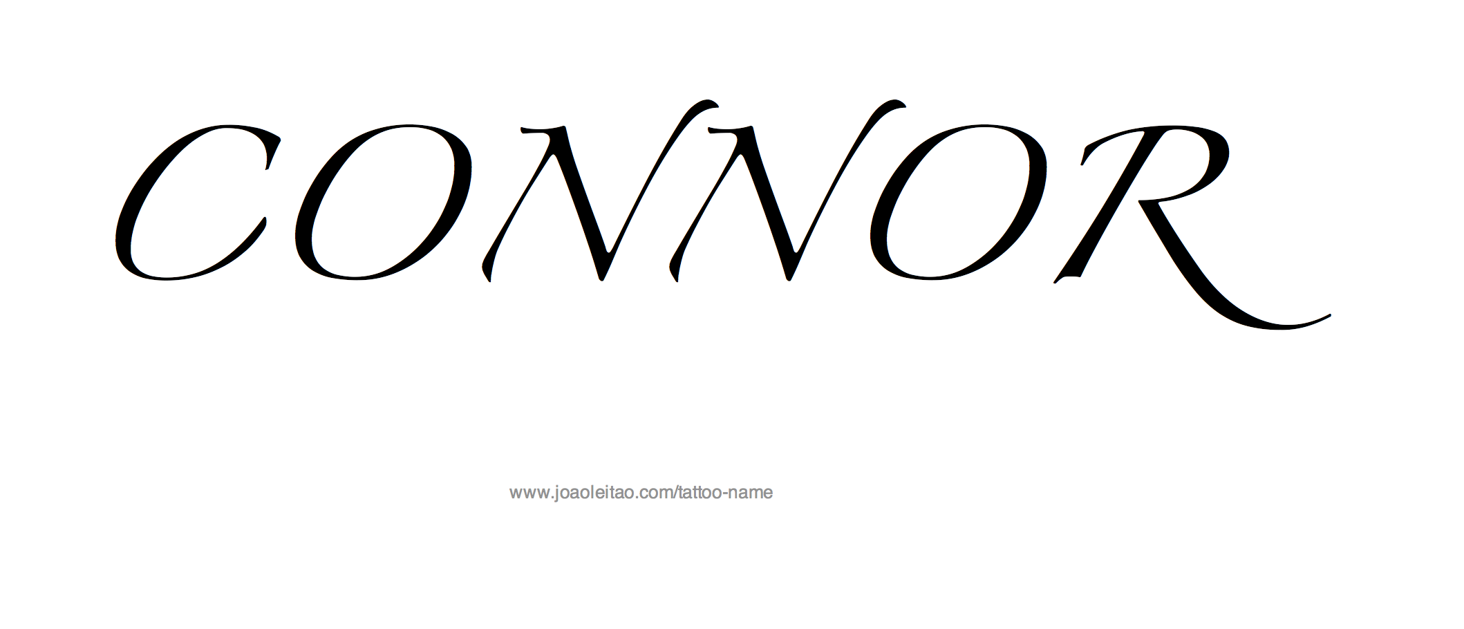 Connor Name Tattoo Designs