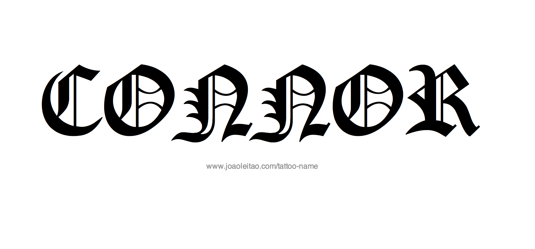 Connor Name Tattoo Designs