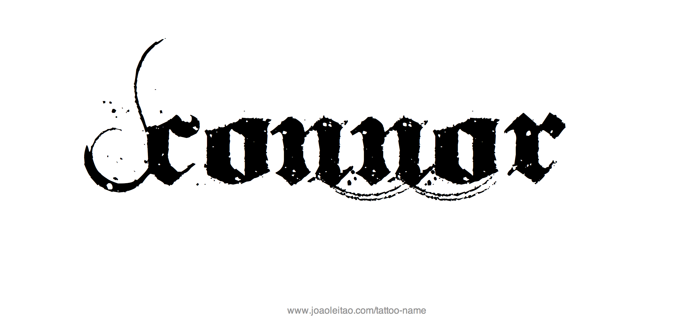Connor Name Tattoo Designs