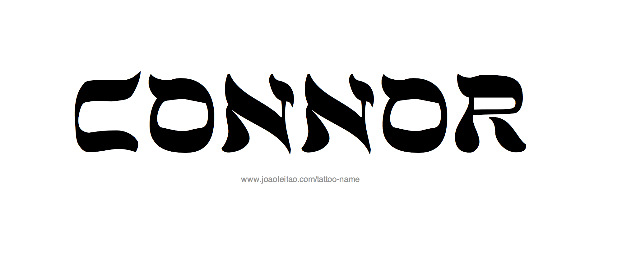 Connor Name Tattoo Designs