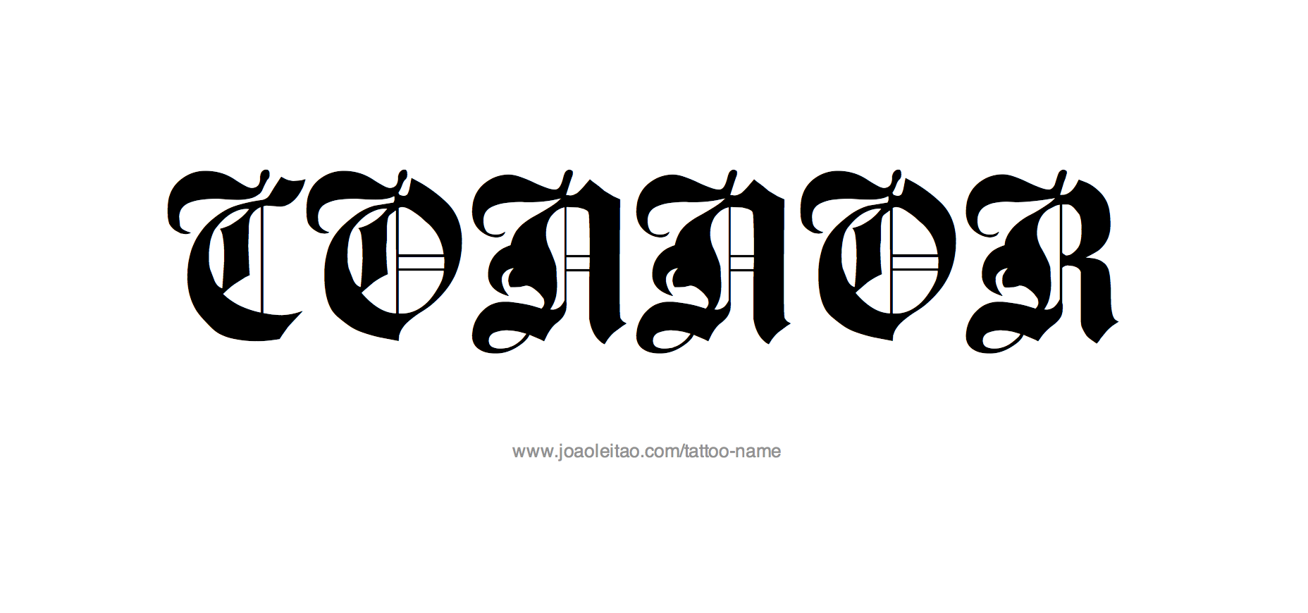 Connor Name Tattoo Designs