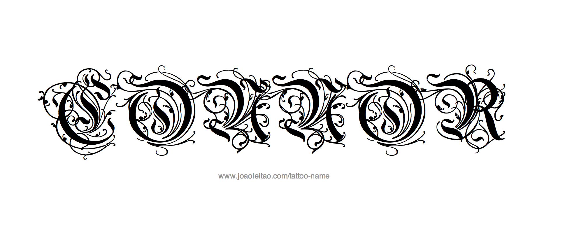 Connor Name Tattoo Designs