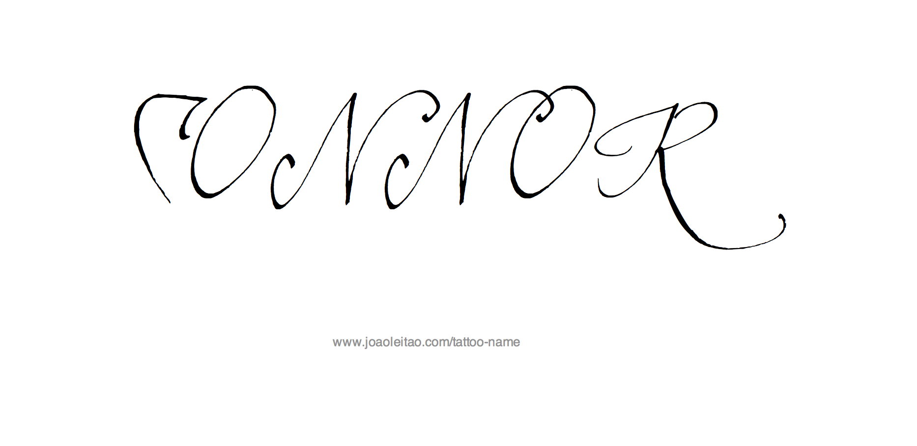 Connor Name Tattoo Designs