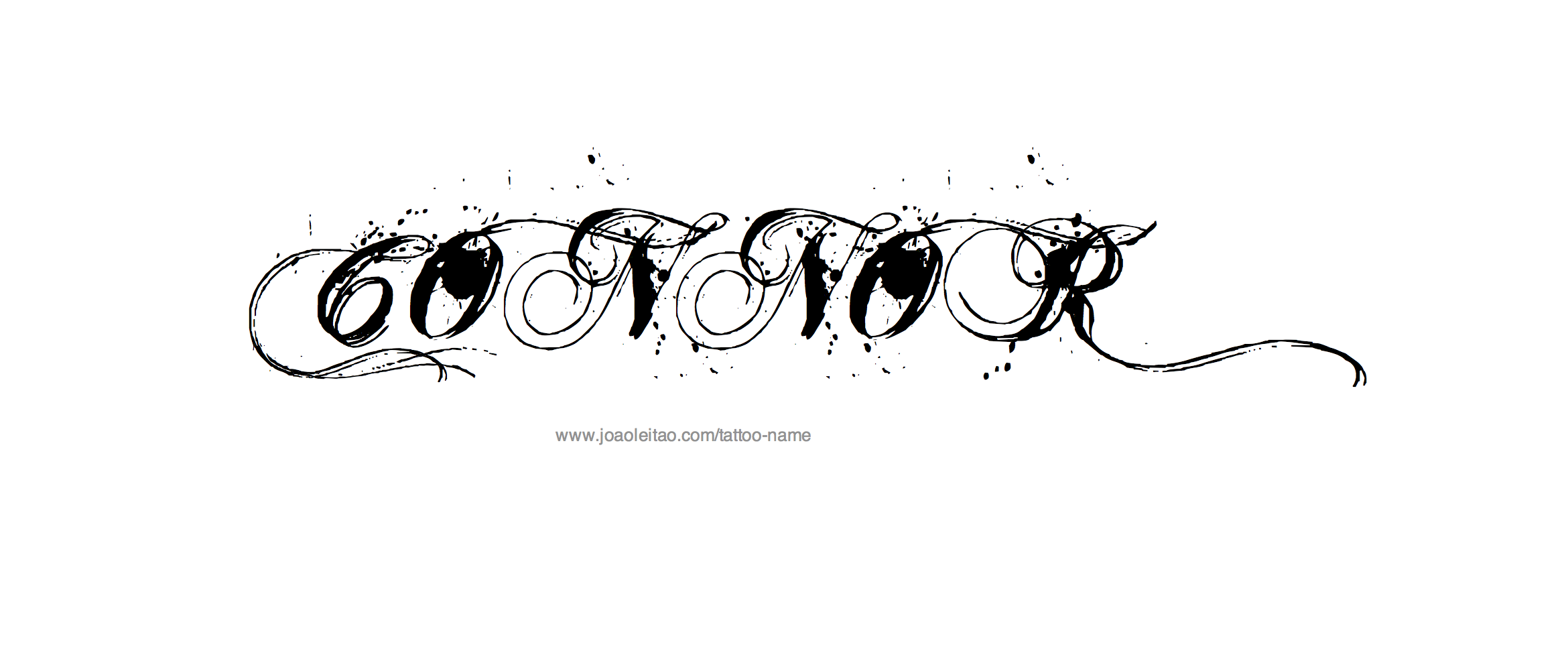 Connor Name Tattoo Designs
