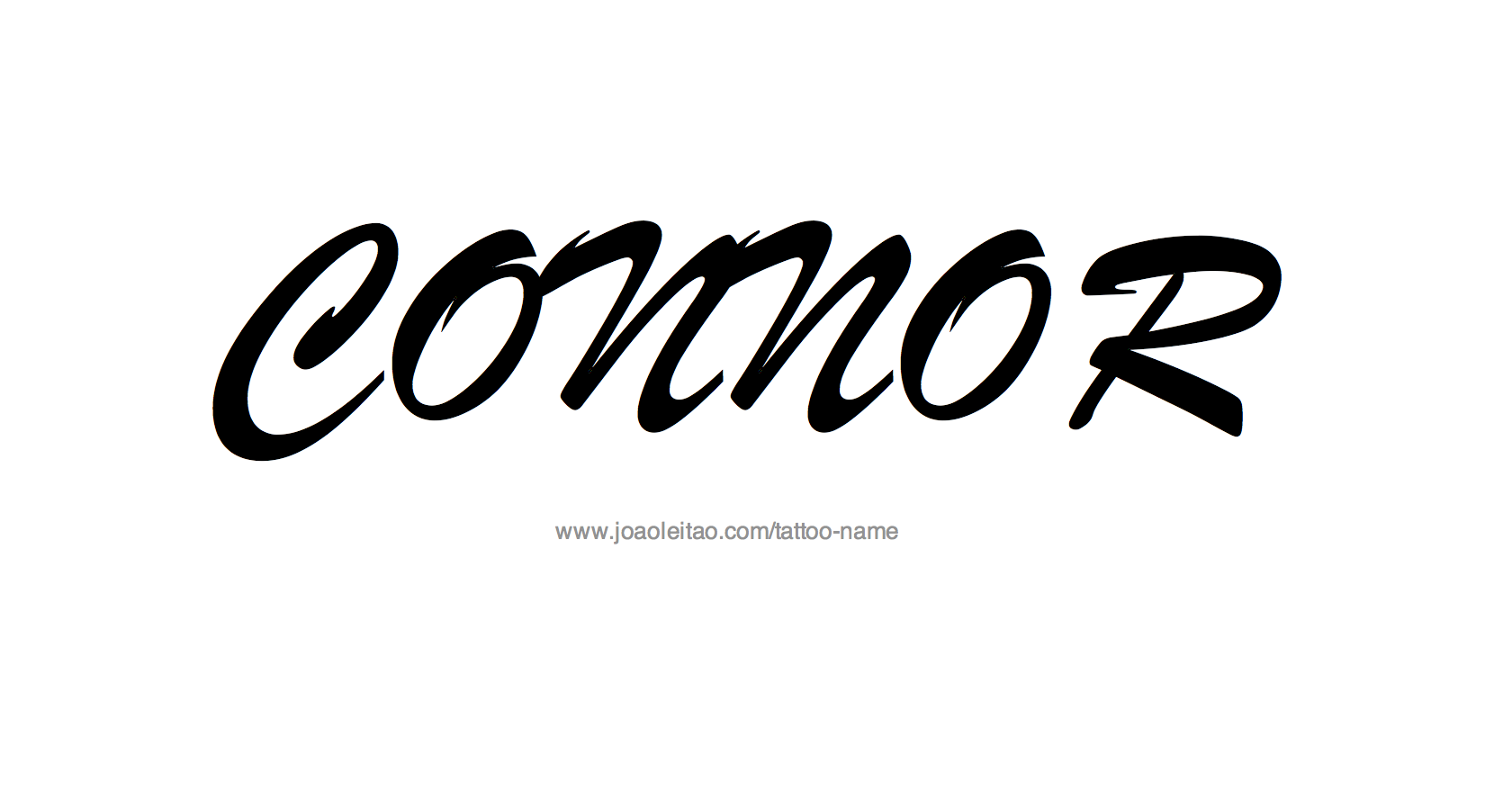 Connor Name Tattoo Designs