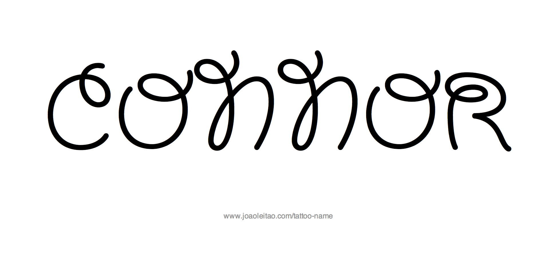 Connor Name Tattoo Designs