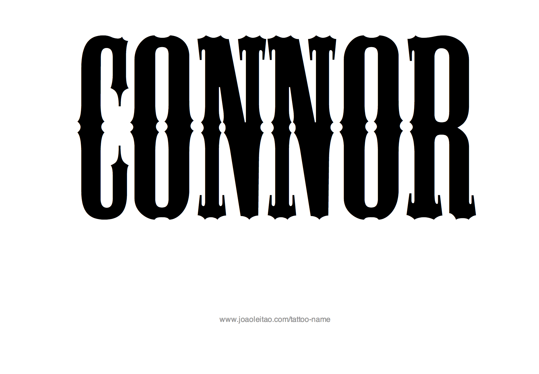 Connor Name Tattoo Designs