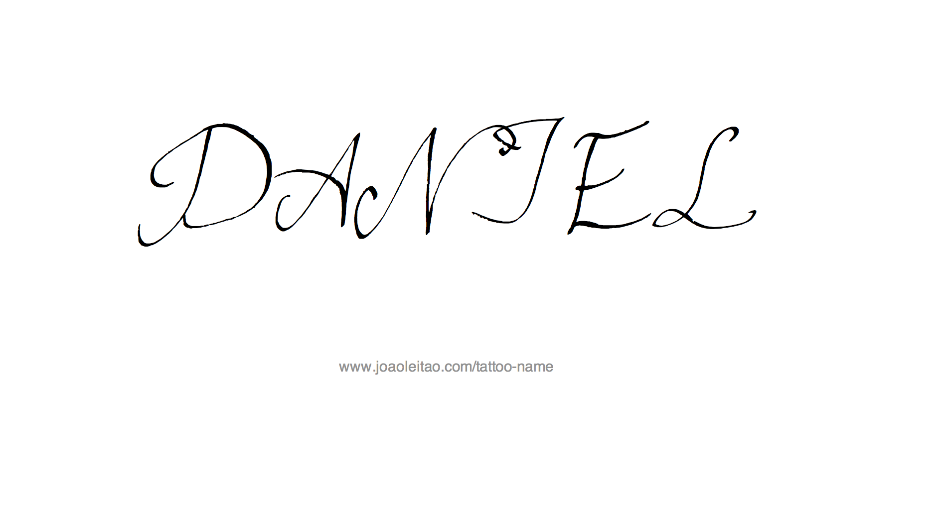 Daniel Name Tattoo Designs