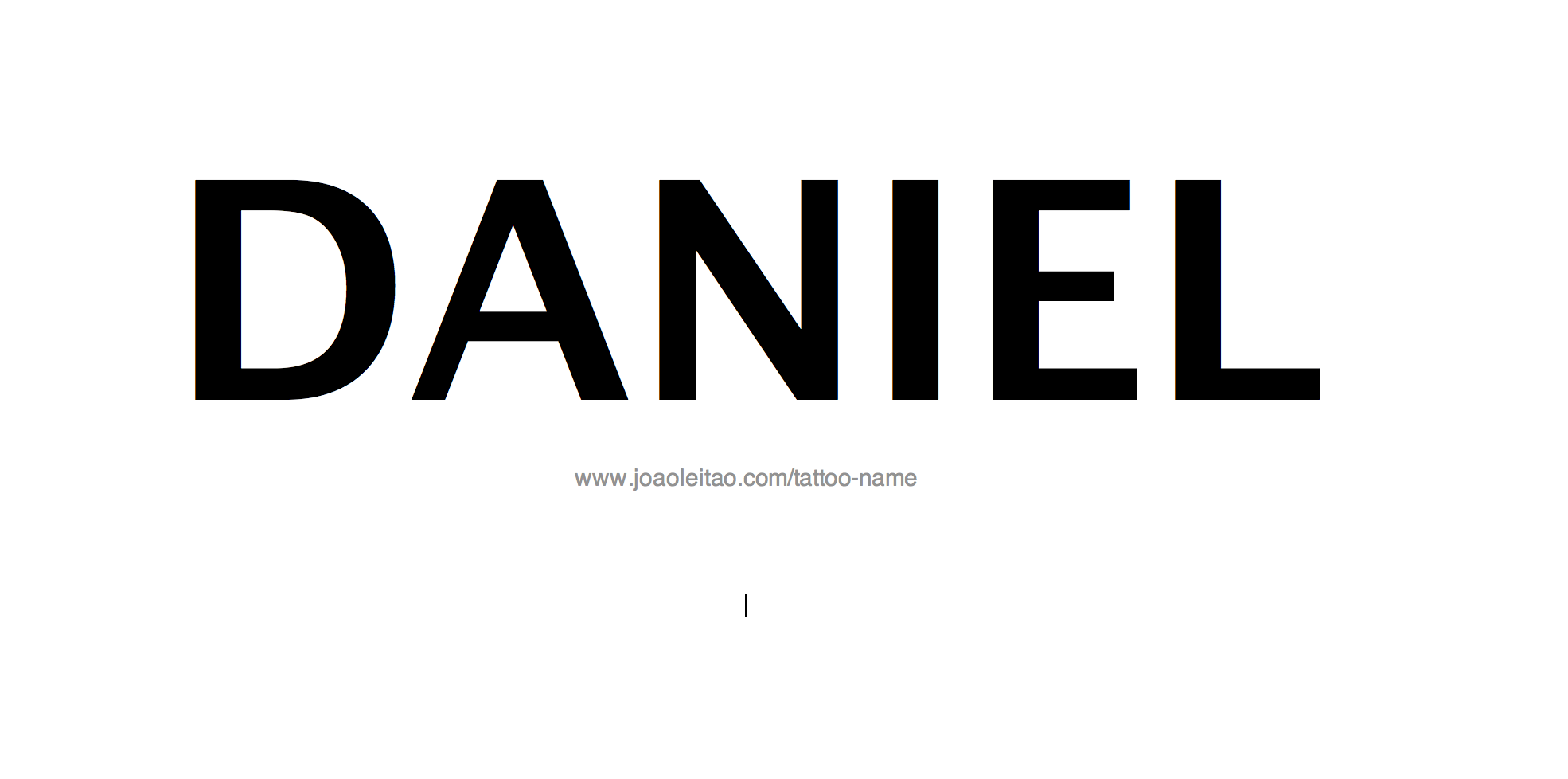 Daniel Name Tattoo Designs
