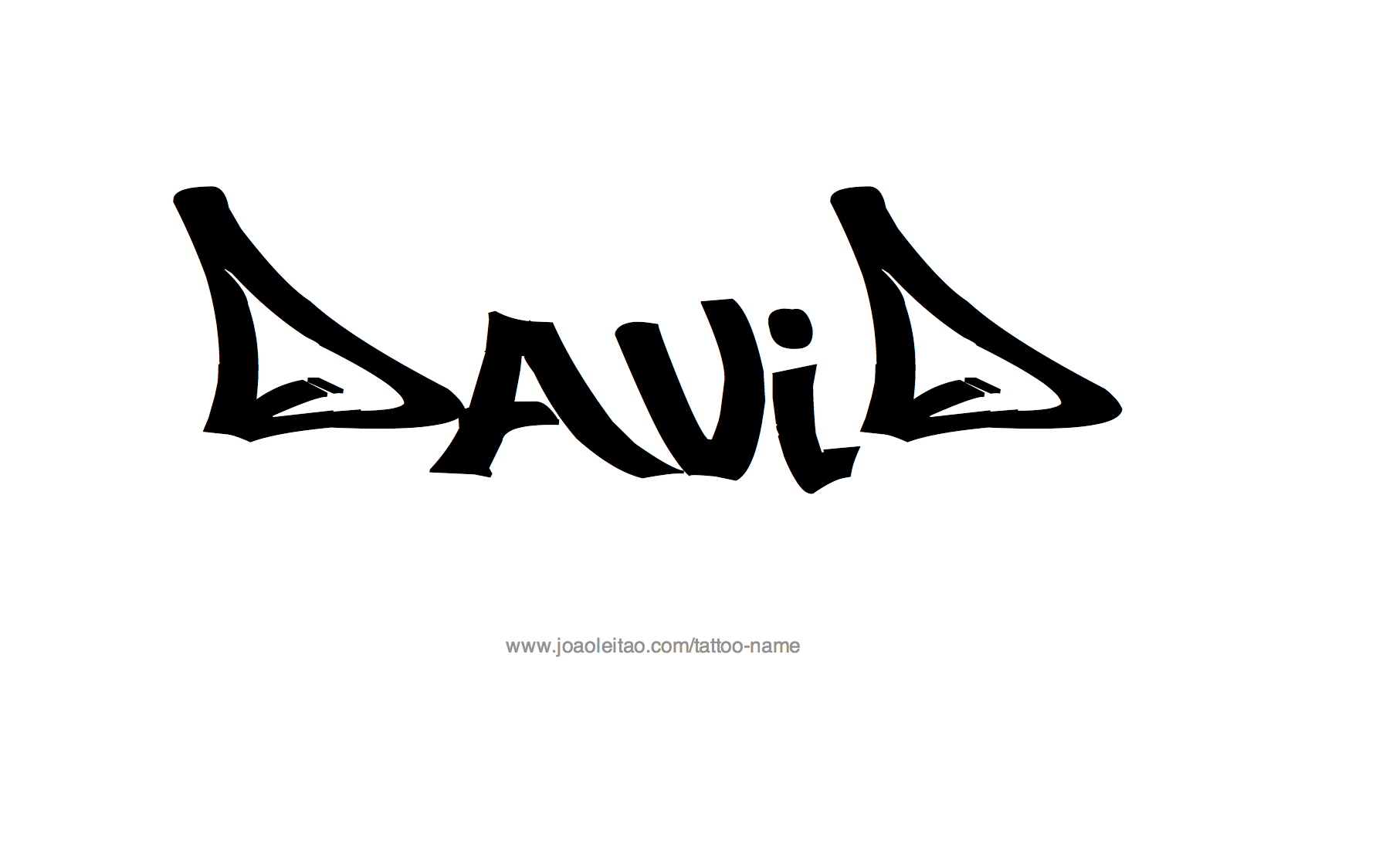 David Name Tattoo Designs
