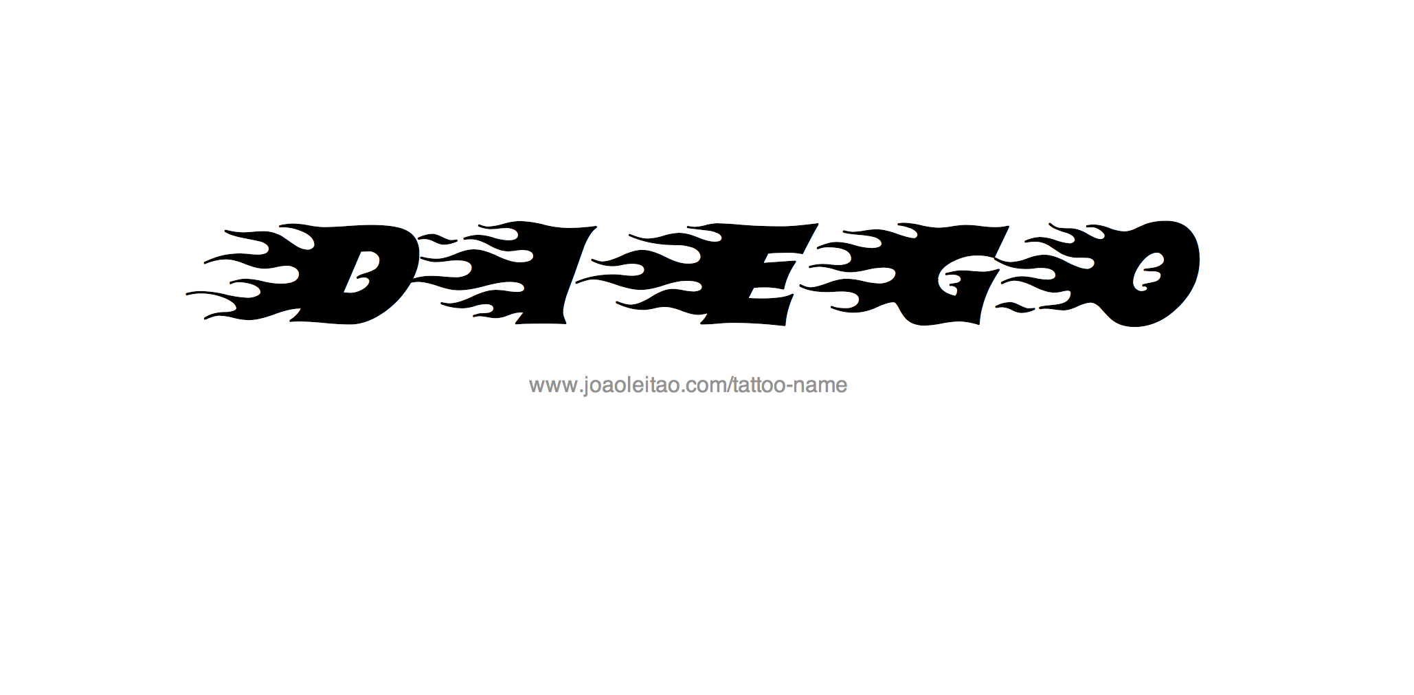 Diego Name Tattoo Designs