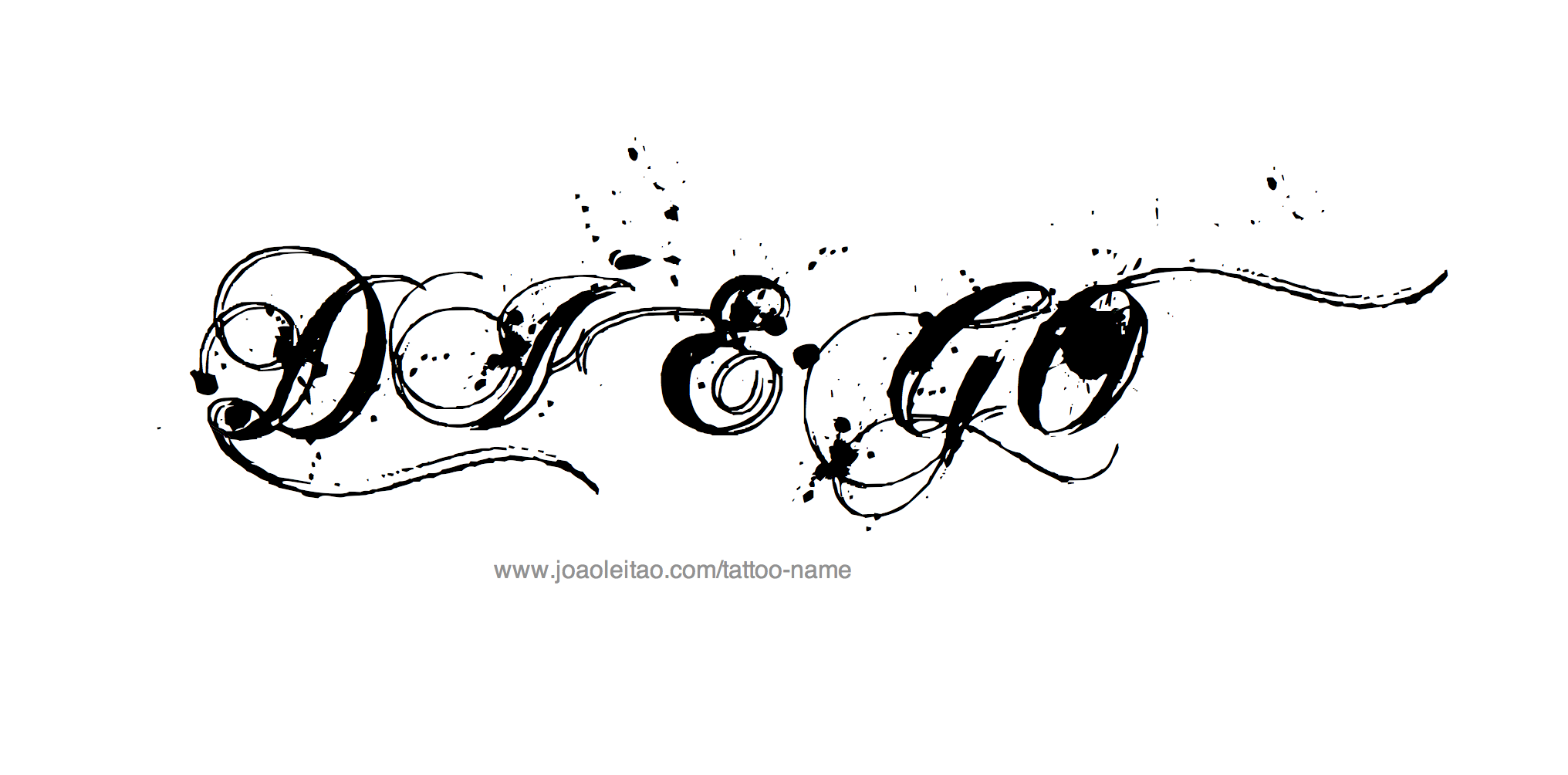 Diego Name Tattoo Designs