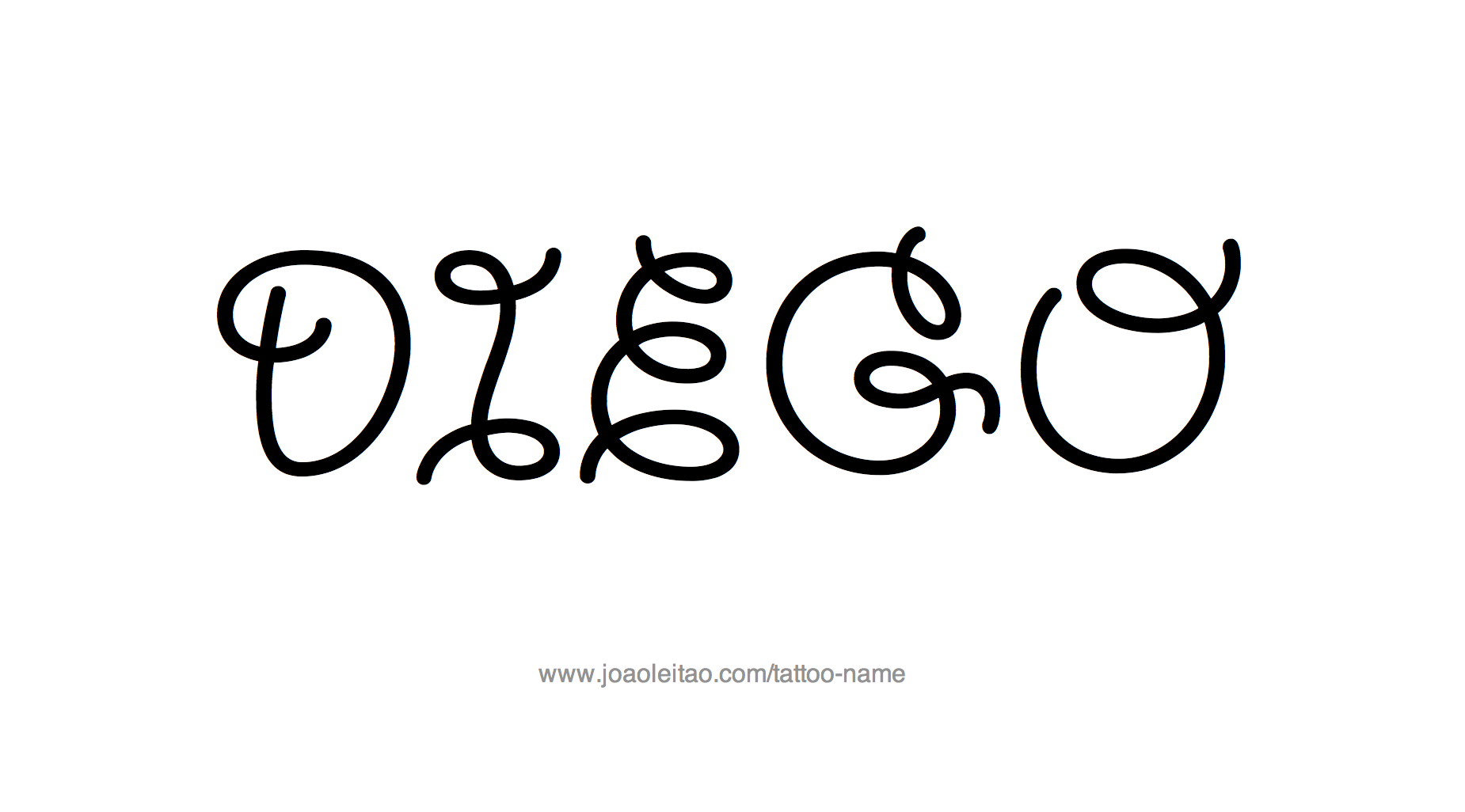 Diego Name Tattoo Designs