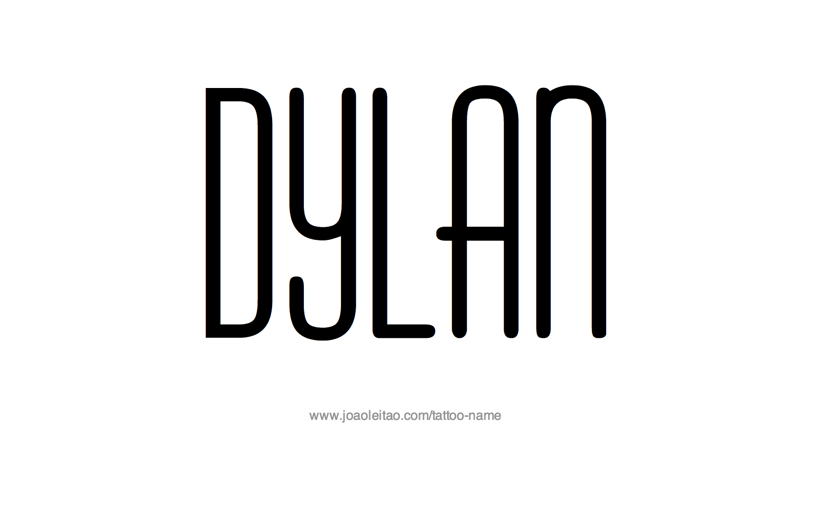 Dylan Name Tattoo Designs