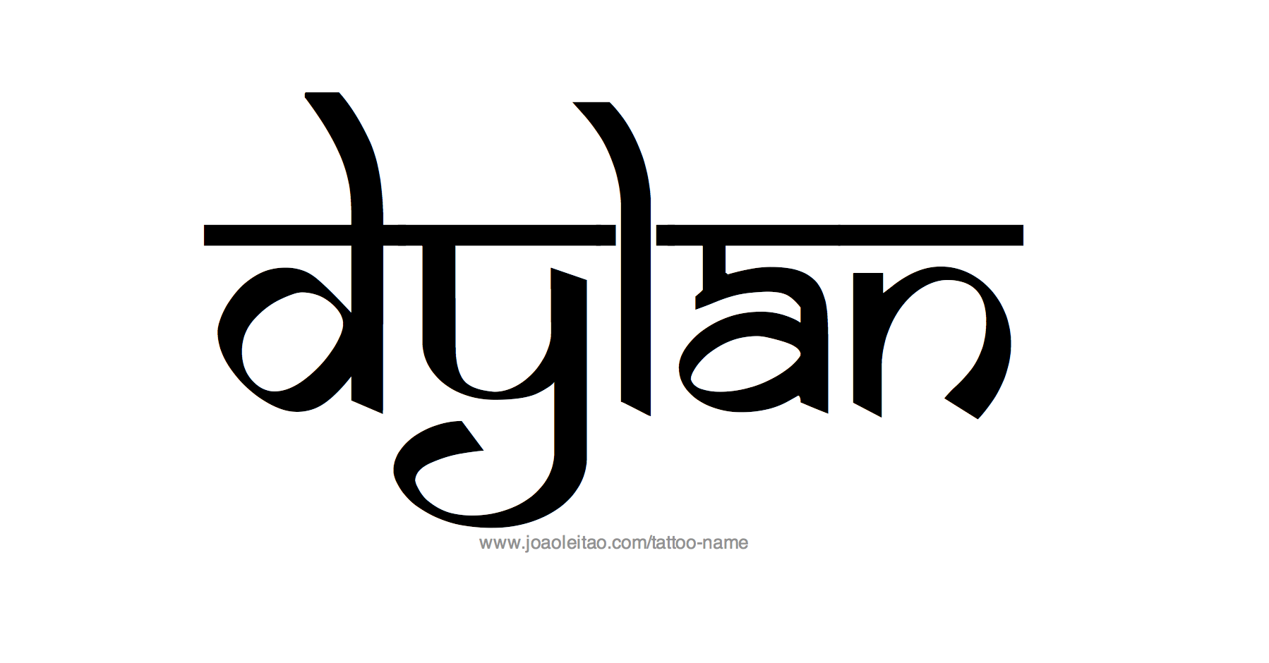 Dylan Name Tattoo Designs