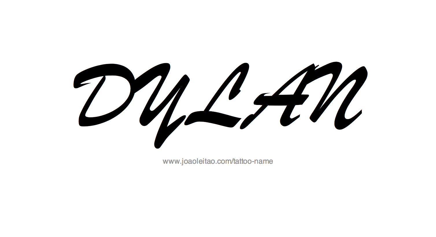 Dylan Name Tattoo Designs