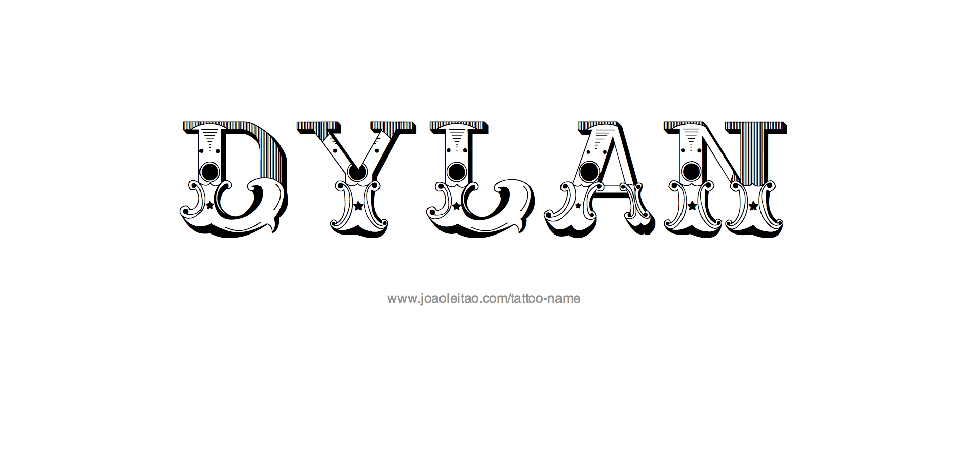 Dylan Name Tattoo Designs