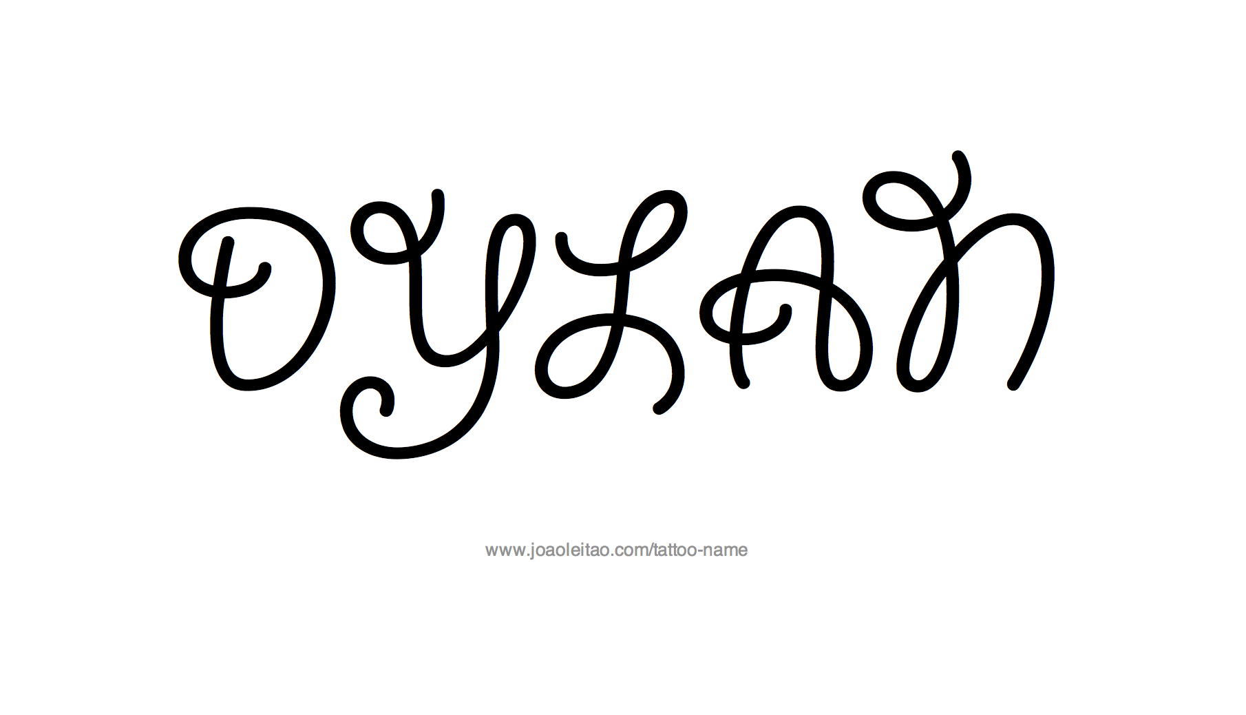 Dylan Name Tattoo Designs