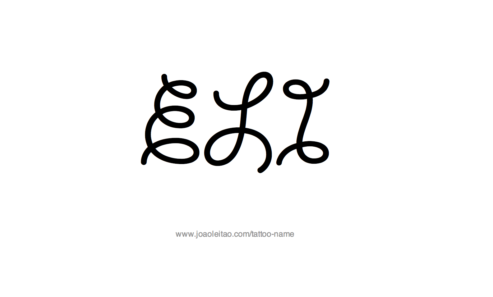 Eli Name Tattoo Designs