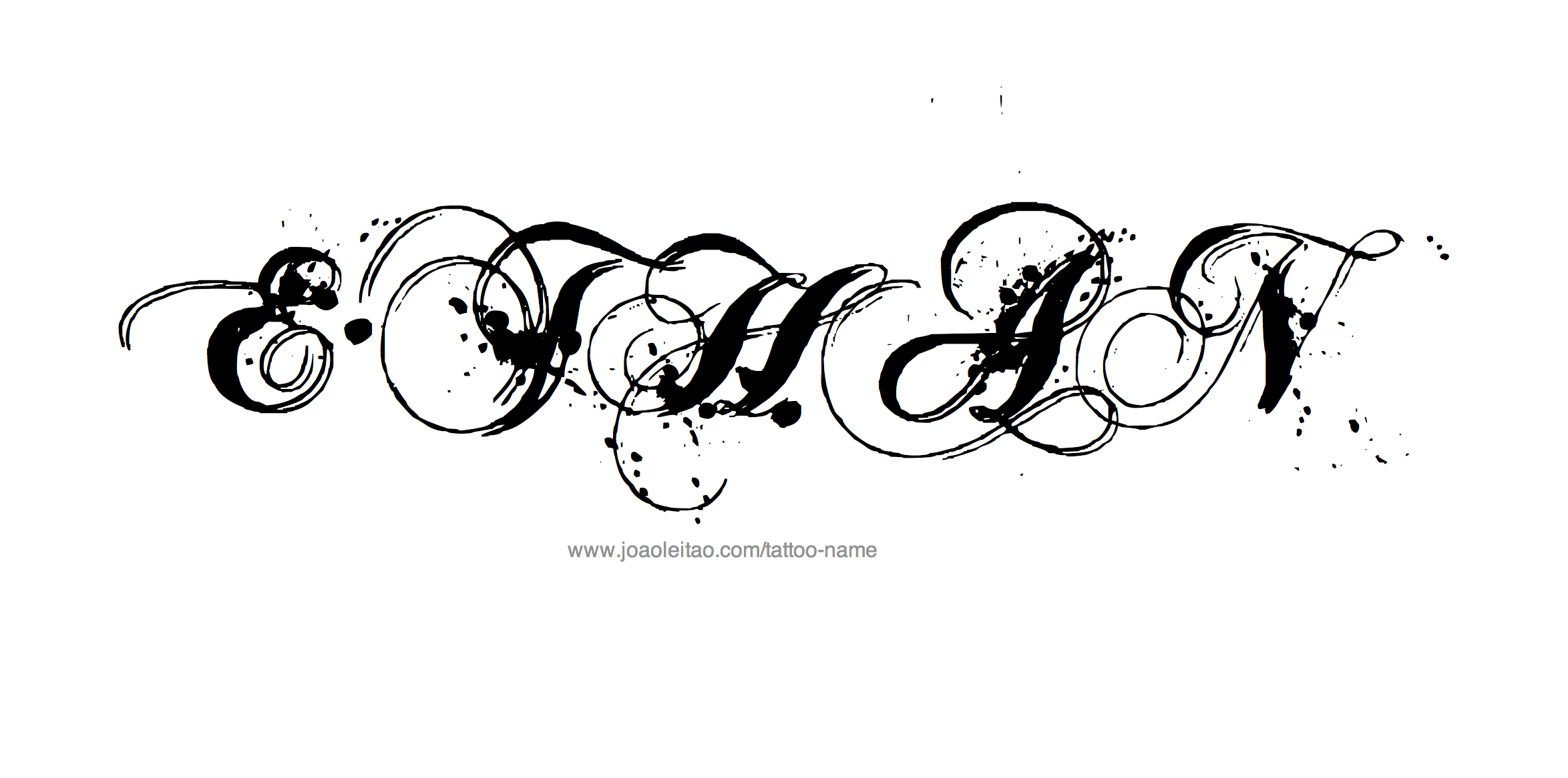 Ethan Name Tattoo Designs