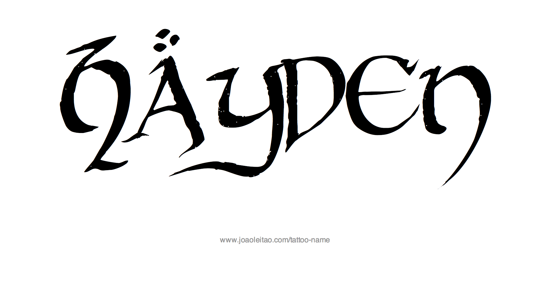 Hayden Name Tattoo Designs
