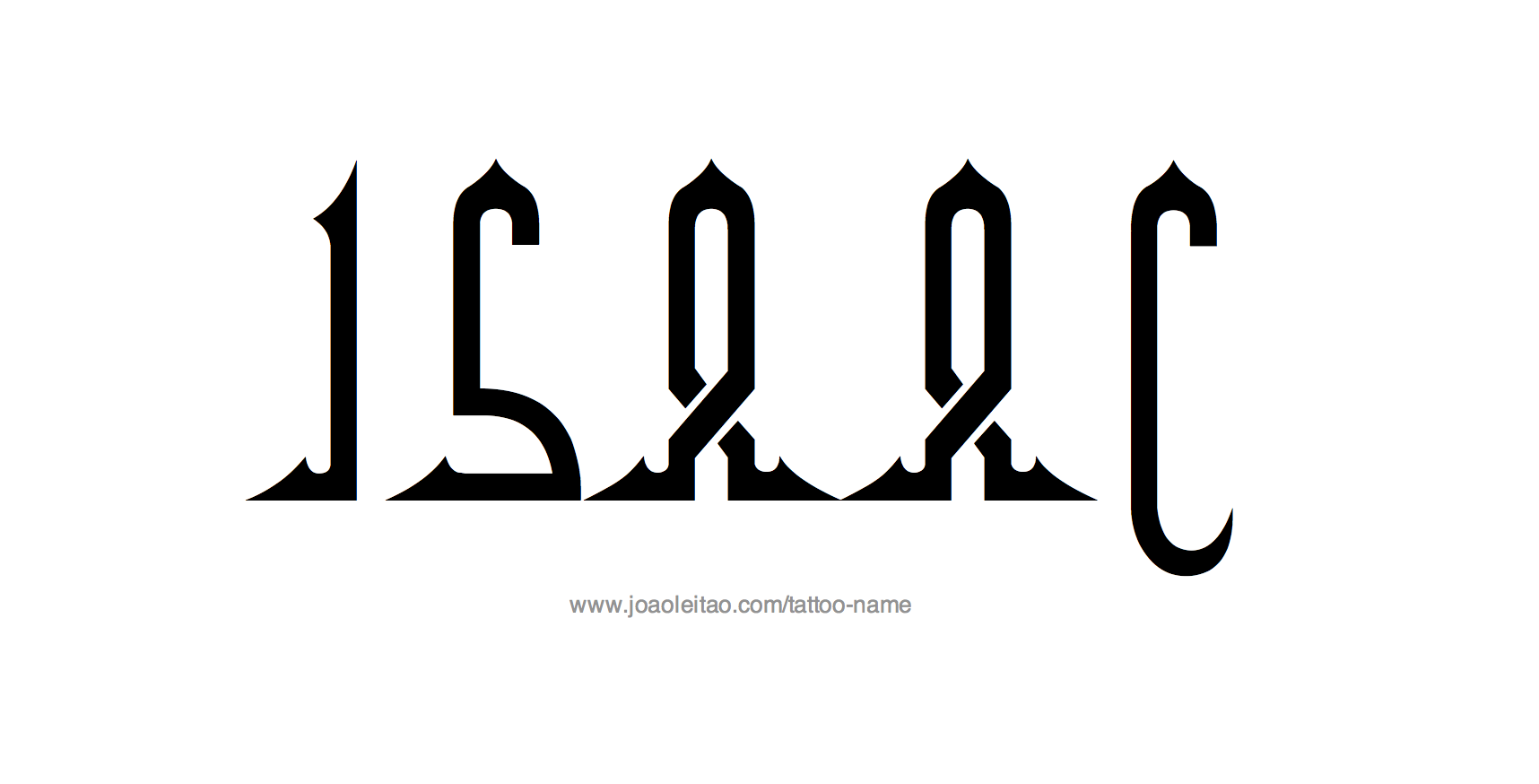 Isaac Name Tattoo Designs