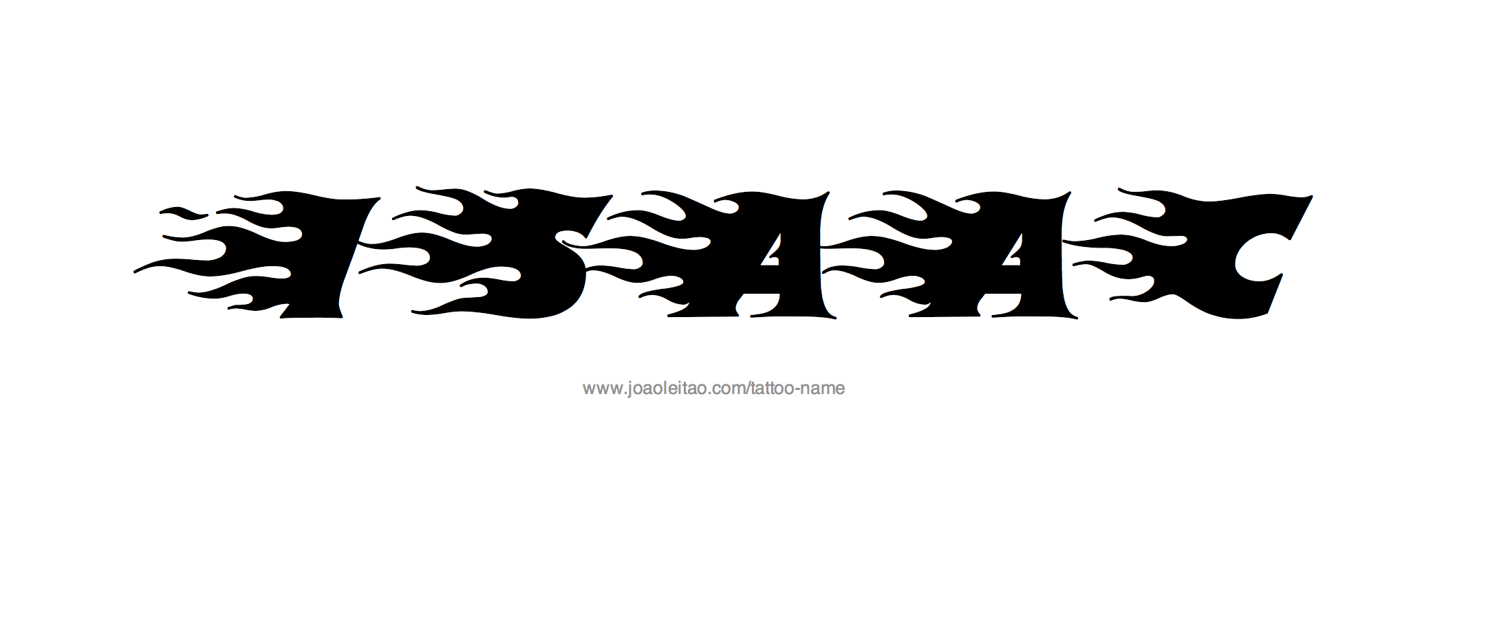 Isaac Name Tattoo Designs