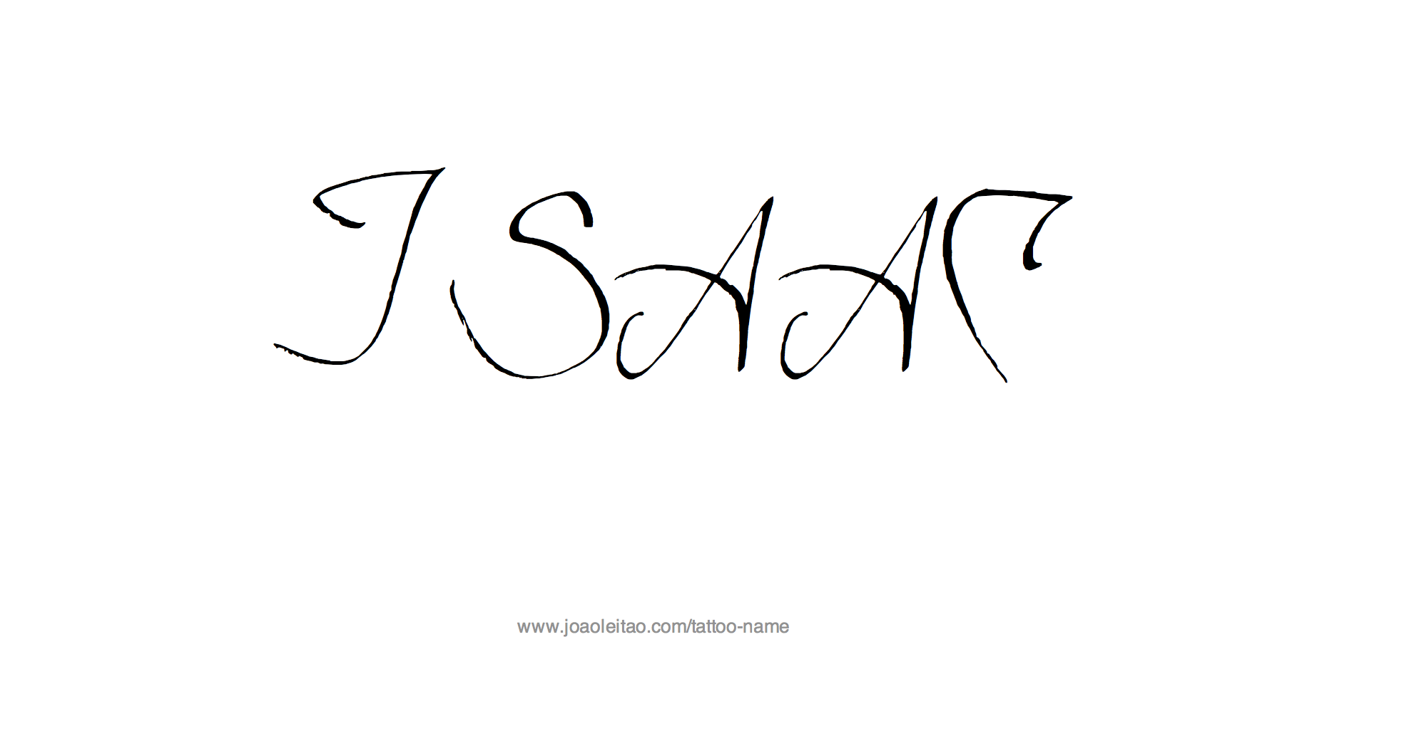 Isaac Name Tattoo Designs