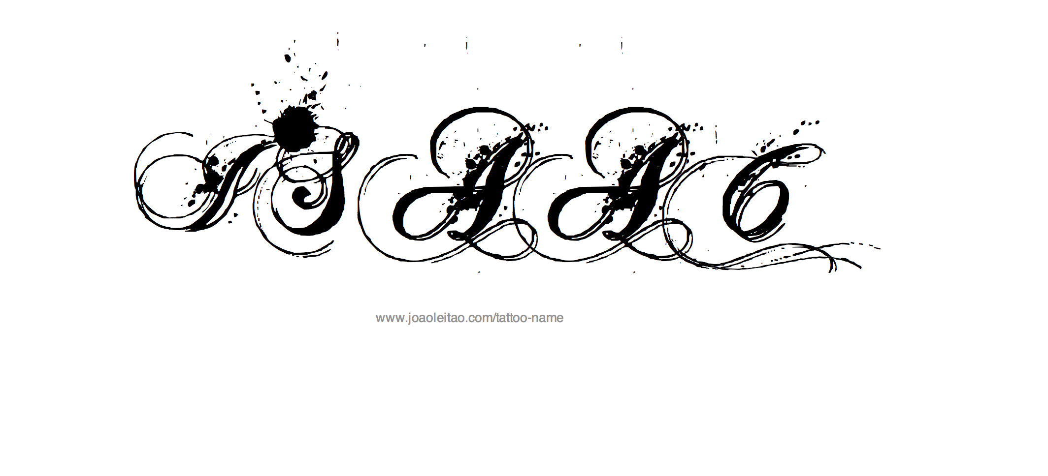 Isaac Name Tattoo Designs