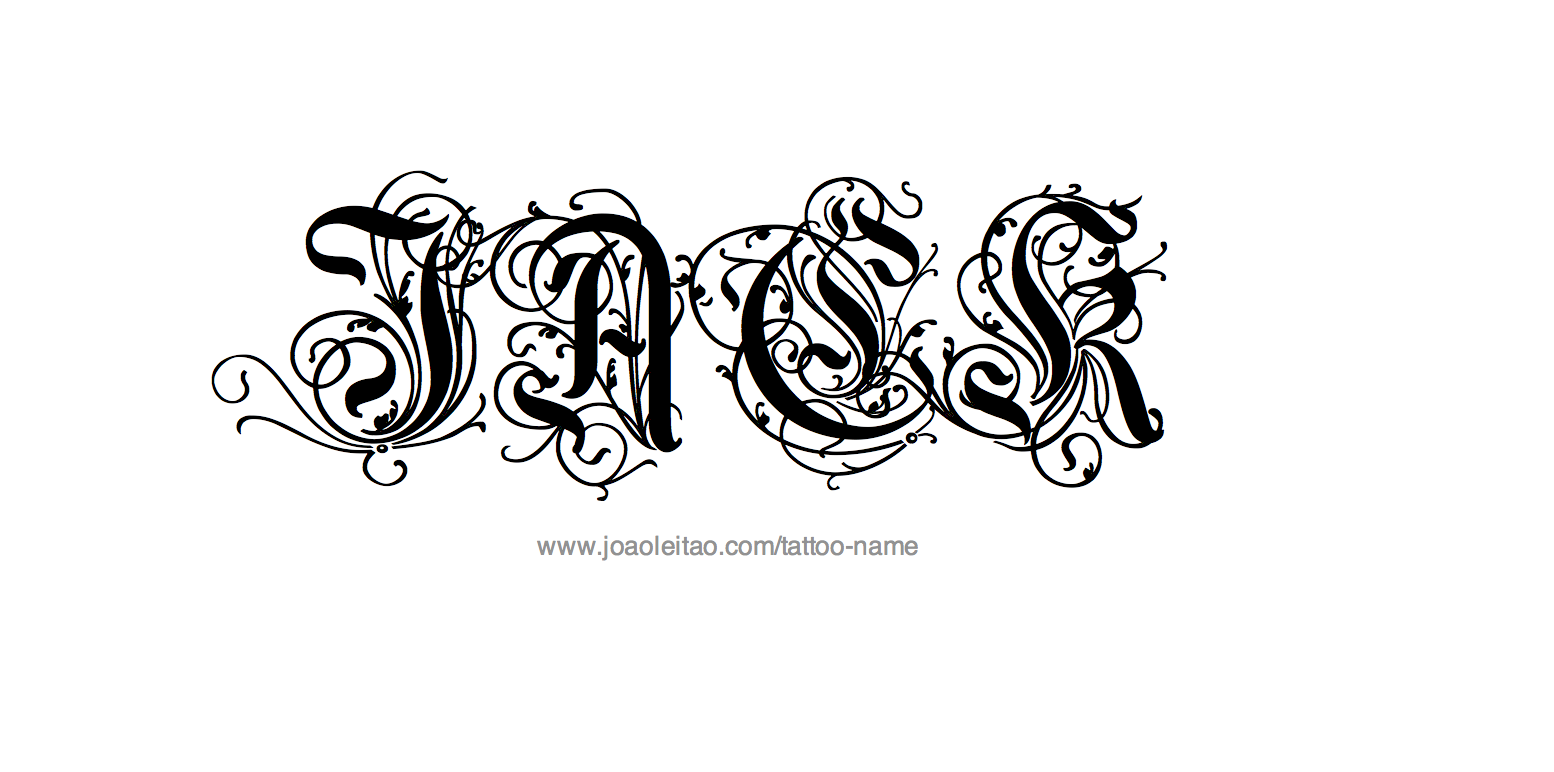 Jack Name Tattoo Designs