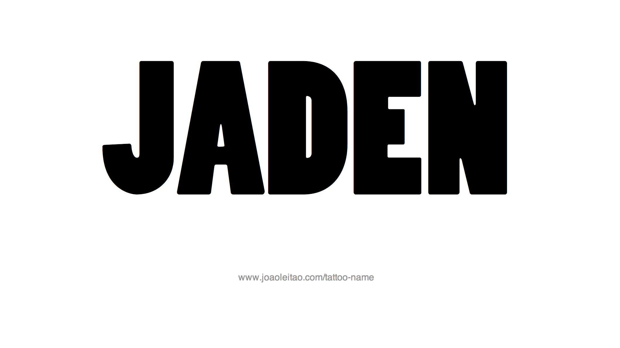 Jaden Name Tattoo Designs