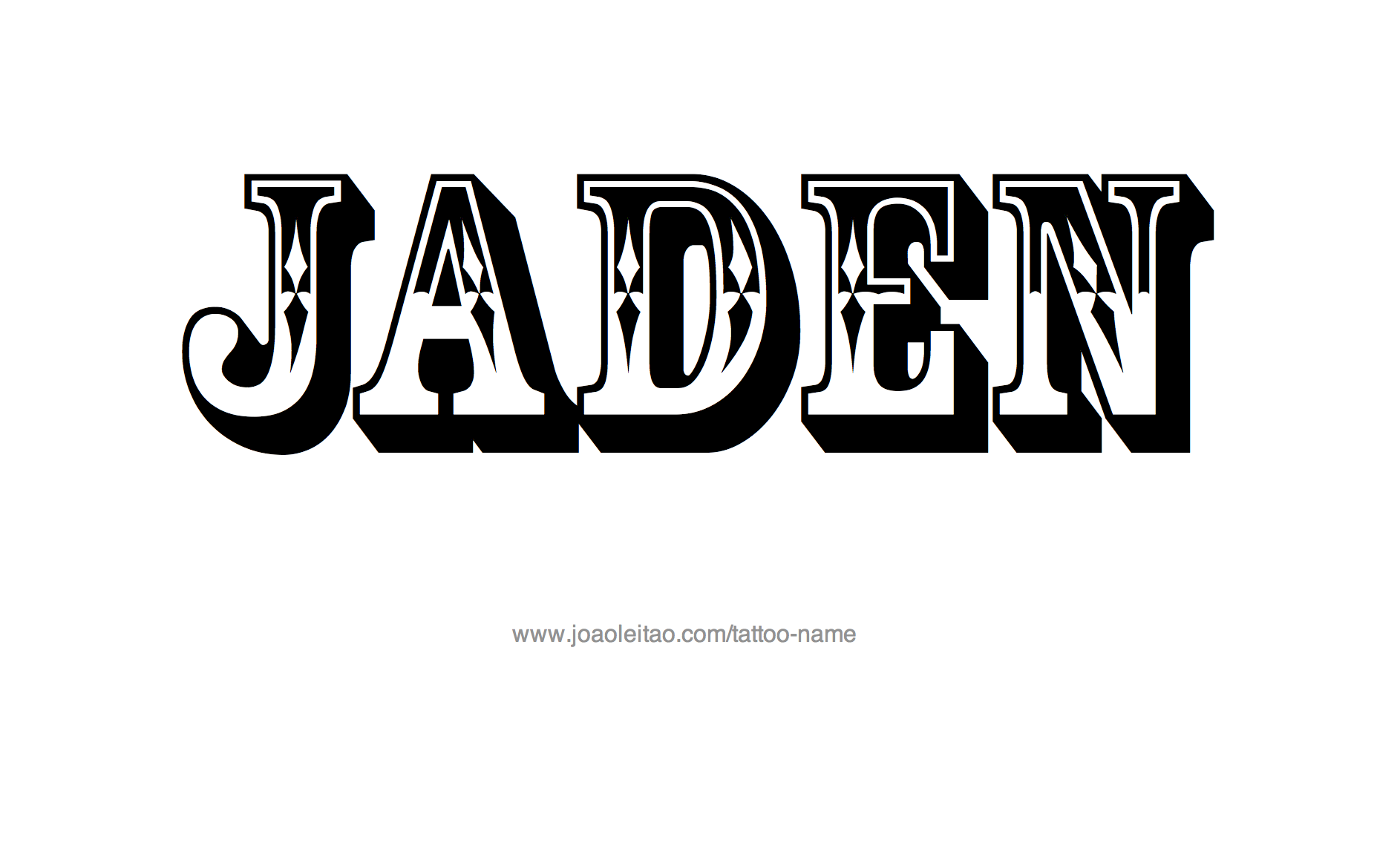 Jaden Name Tattoo Designs
