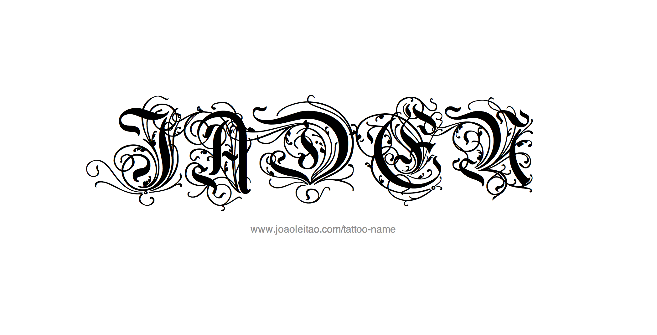Jaden Name Tattoo Designs