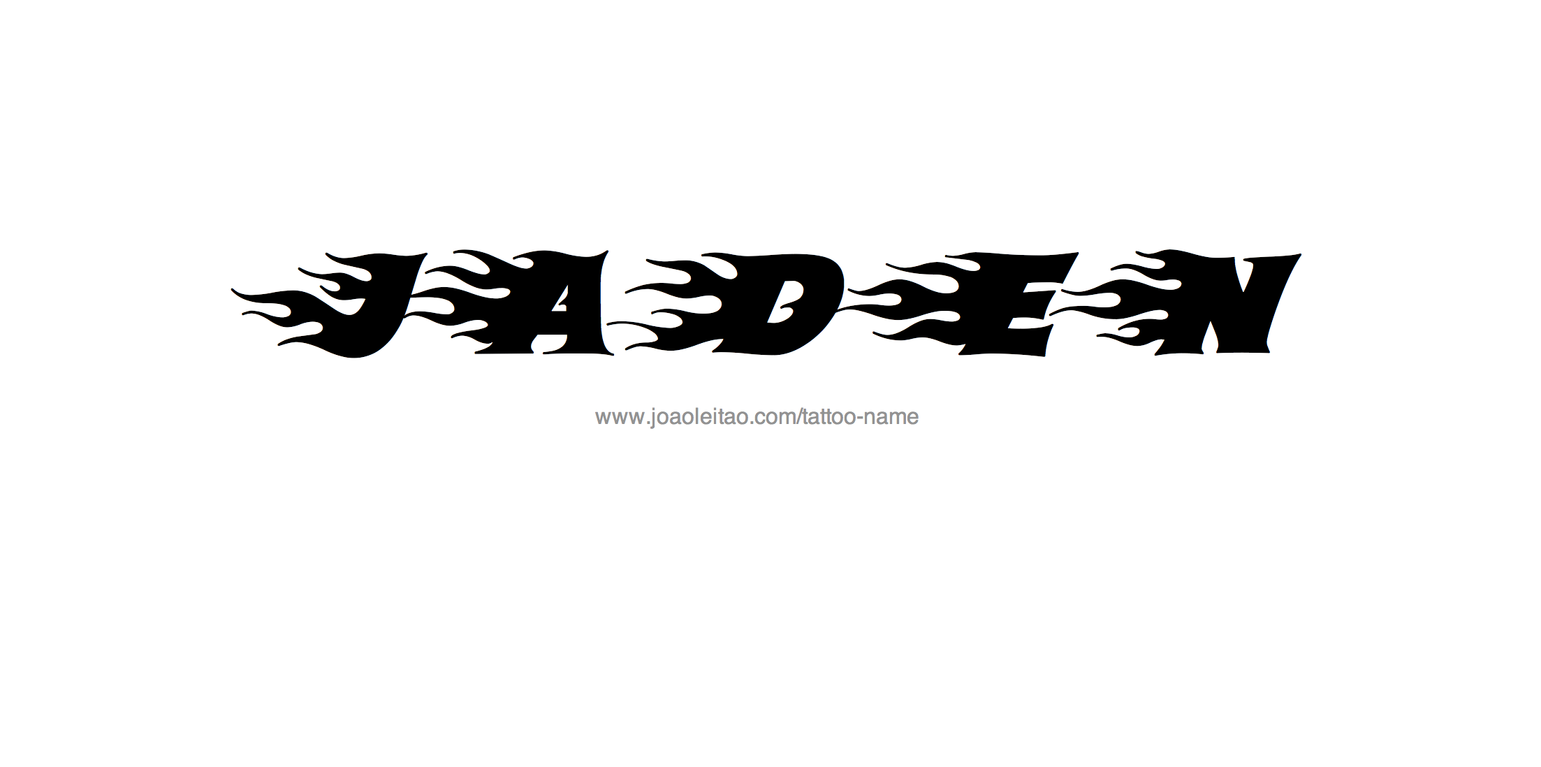 Jaden Name Tattoo Designs