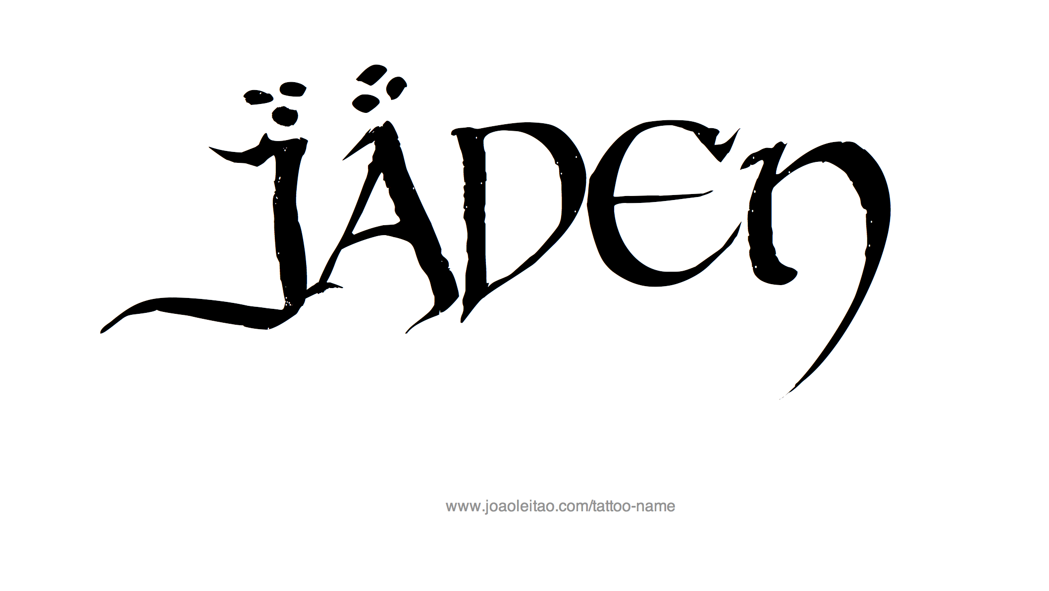 Jaden Name Tattoo Designs