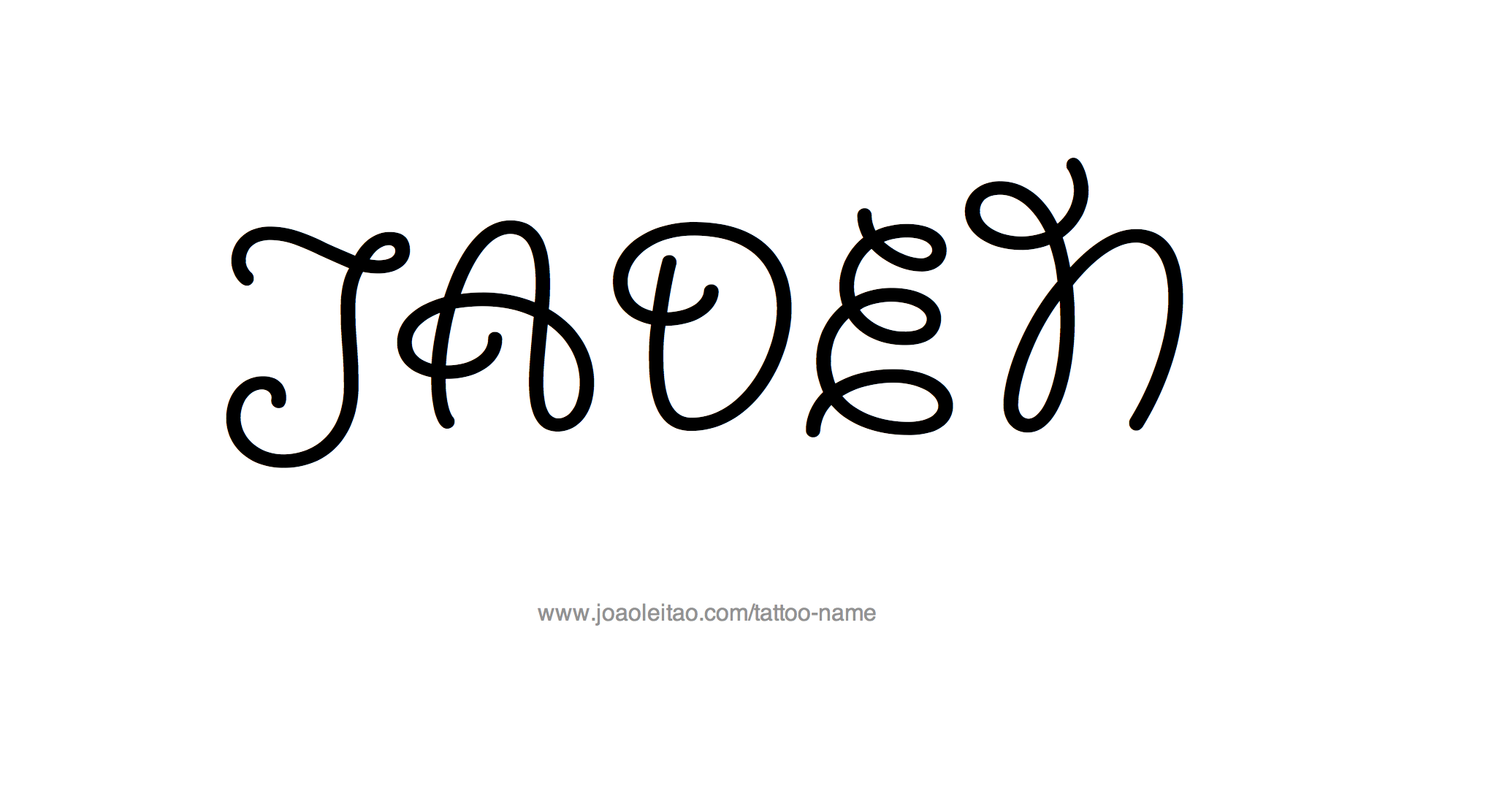 Jaden Name Tattoo Designs