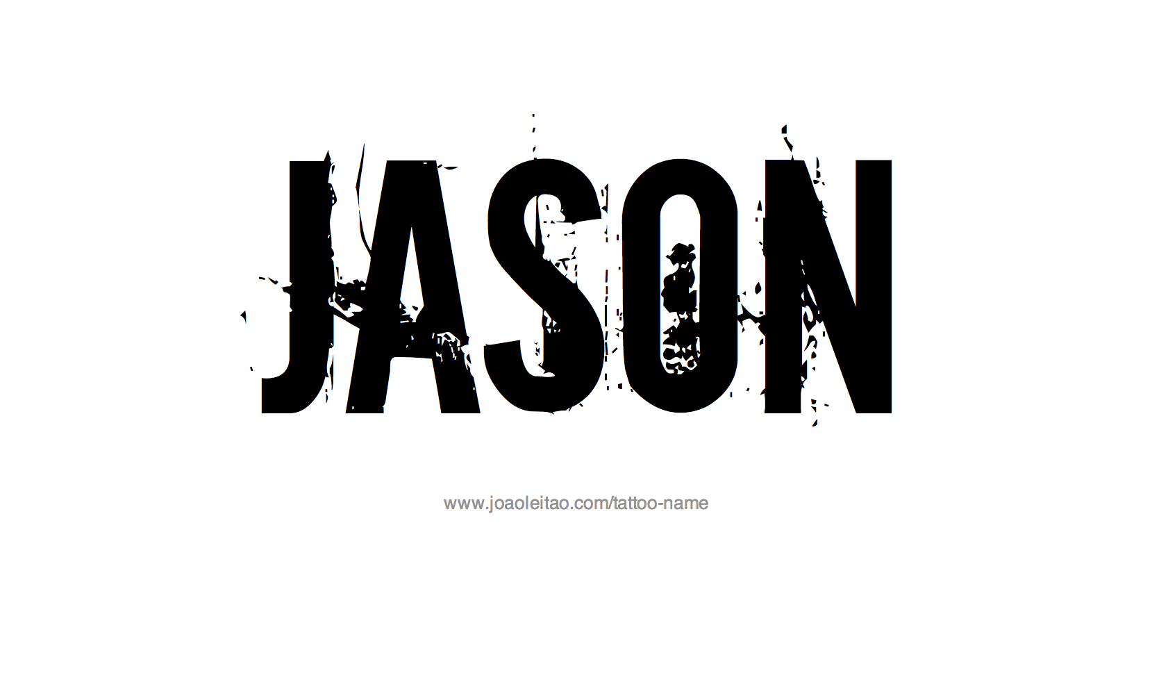 The Name Jason In Cursive