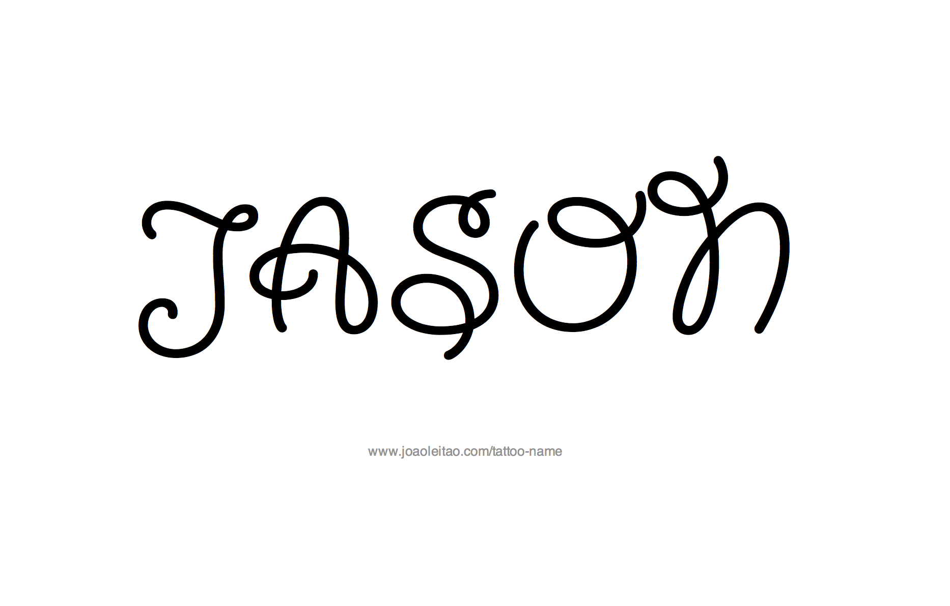 Jason Name Tattoo Designs