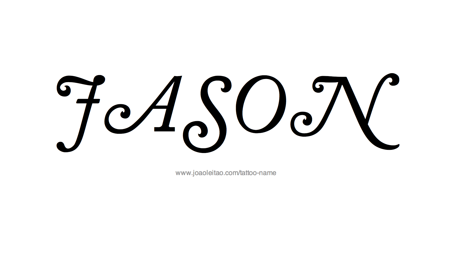 Jason Name Tattoo Designs