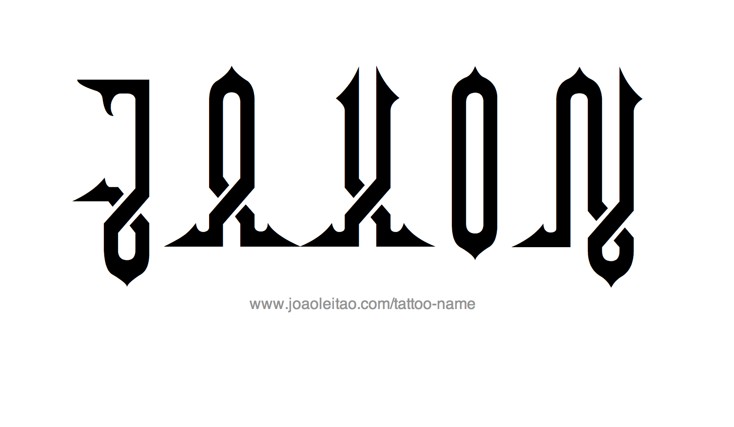 Jaxon Name Tattoo Designs
