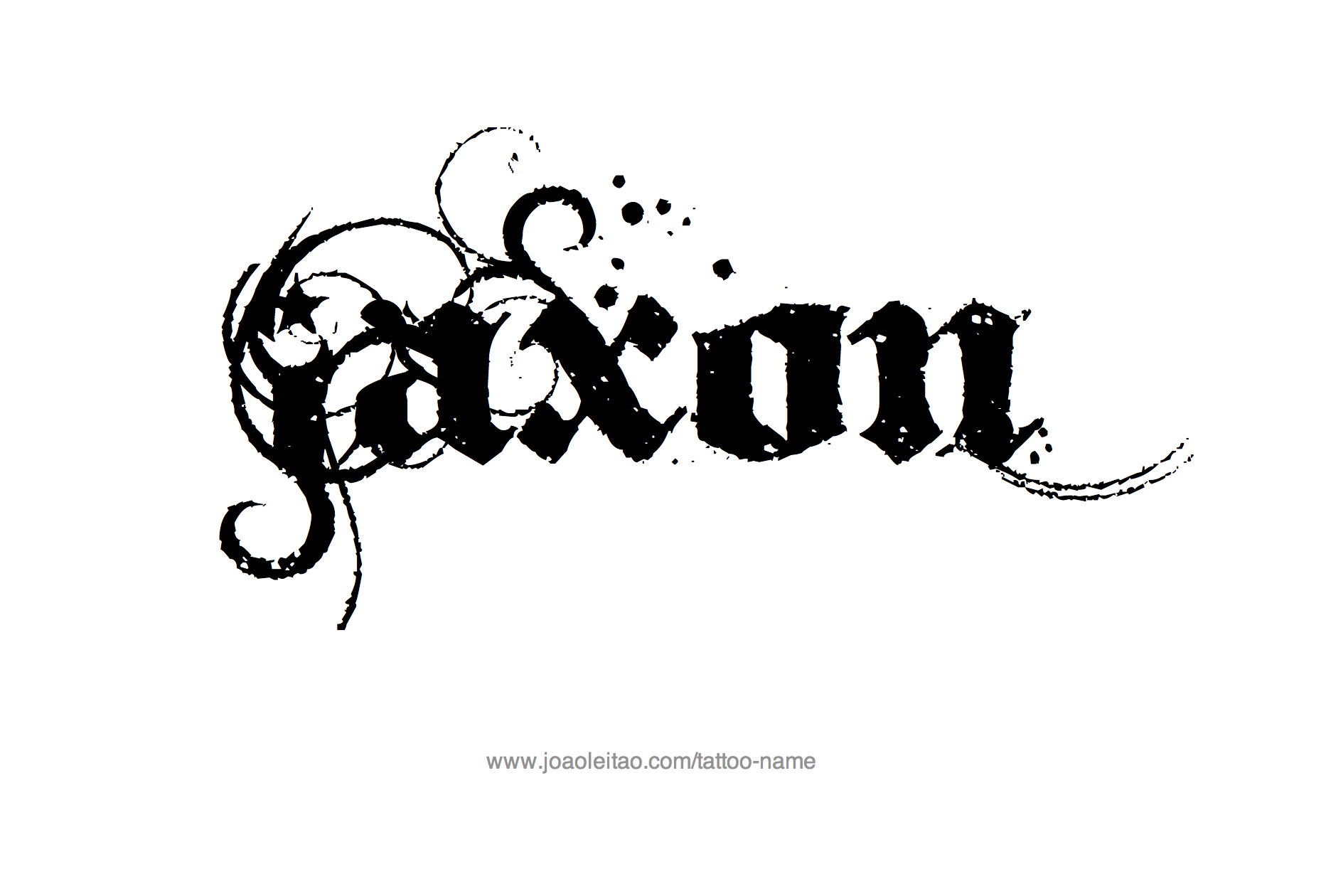 Jaxon Name Tattoo Designs