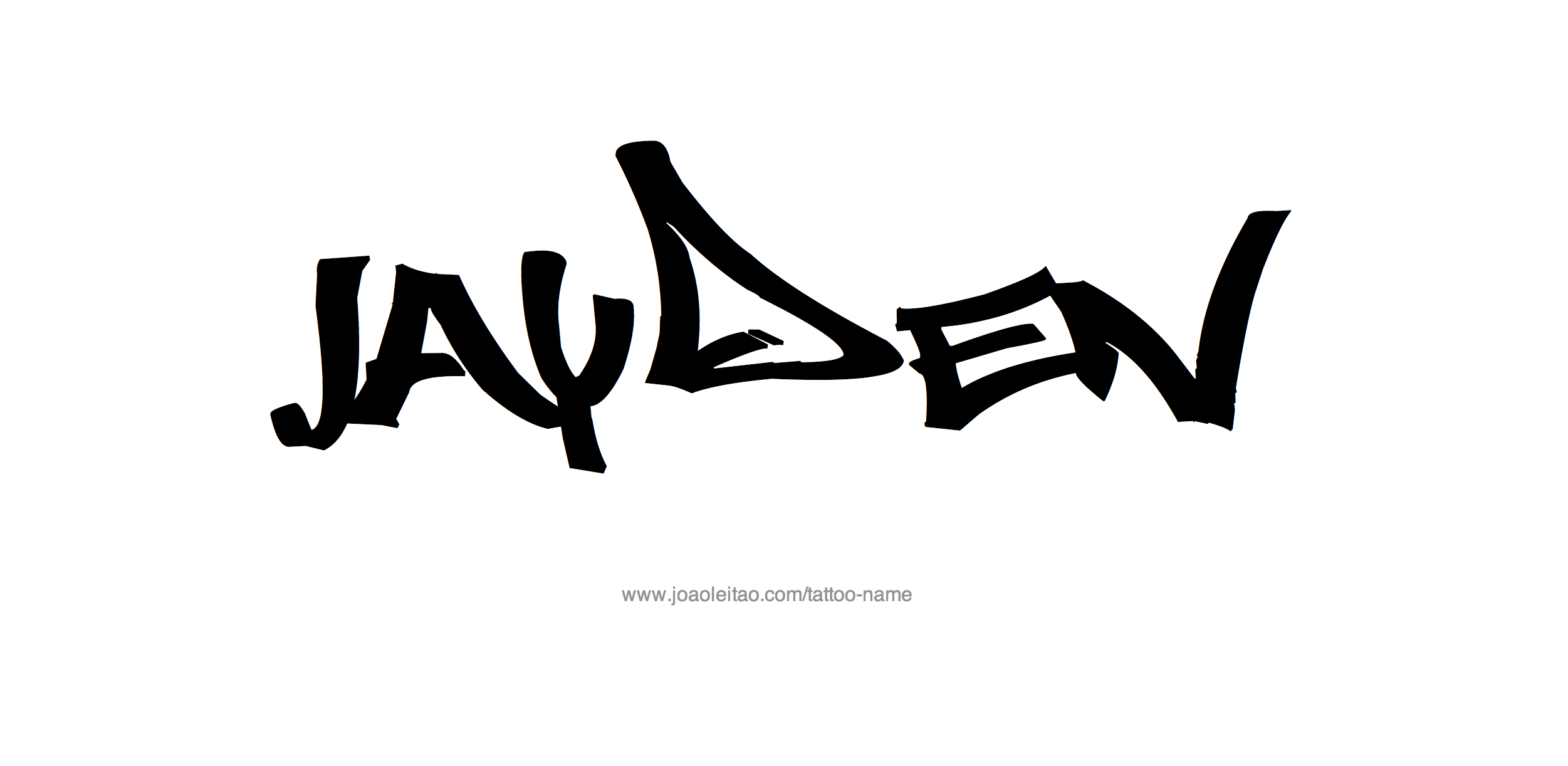 Jayden Name Tattoo Designs