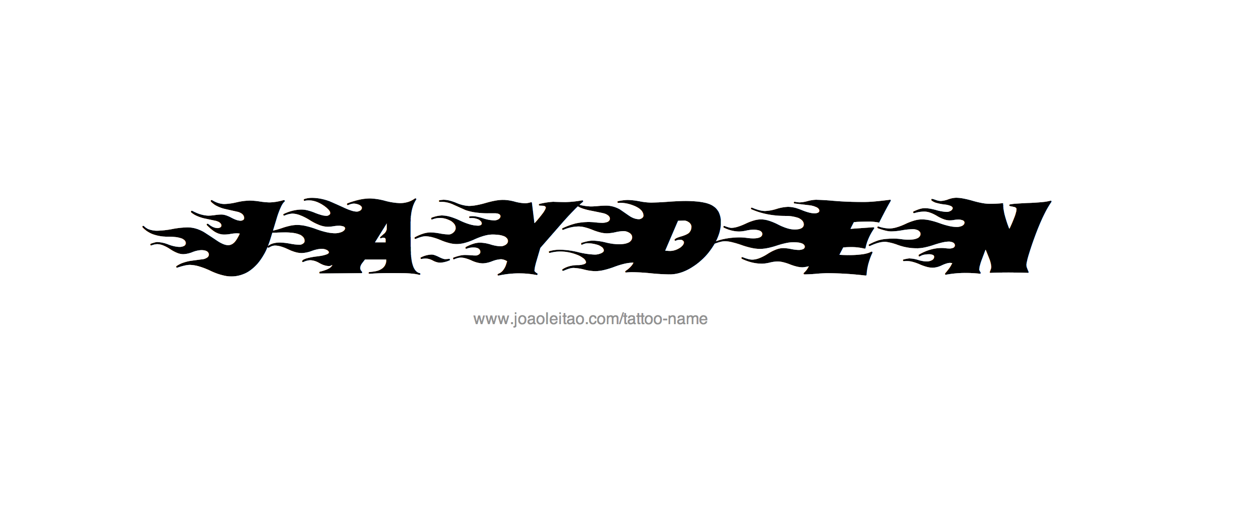 Jayden Name Tattoo Designs