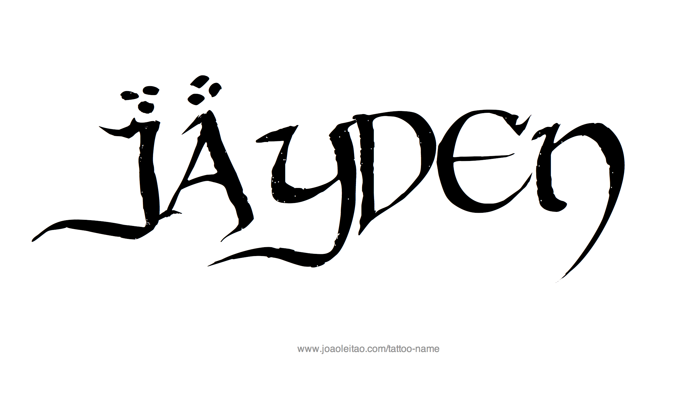 Jayden Name Tattoo Designs