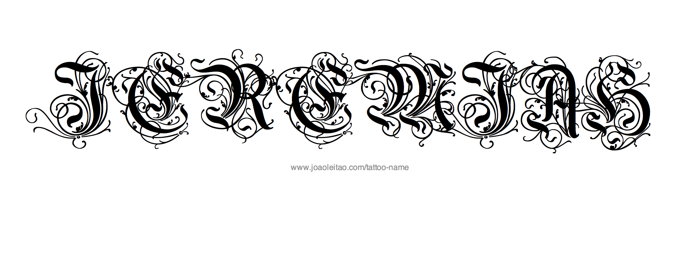 Jeremiah Name Tattoo Designs