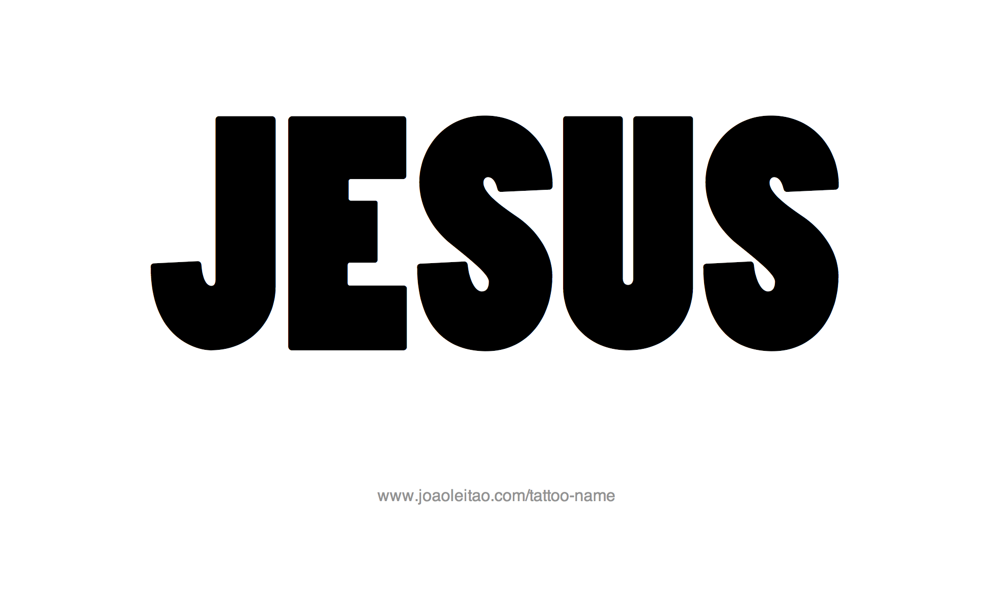 Jesus Name Tattoo Designs